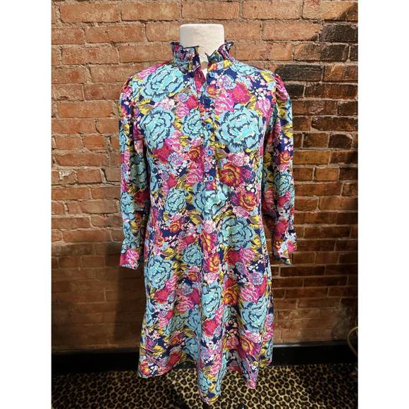 Uncle Frank | Dresses | New Uncle Frank Multi Floral Back Tie Dress In ...